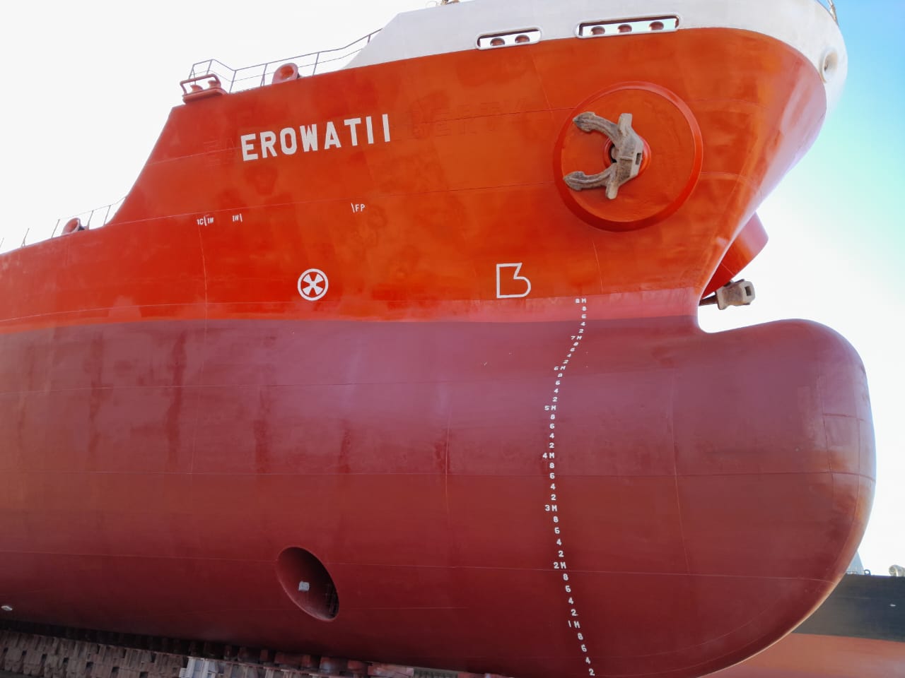 MT Erowati I Performed Dry Docking at Vietnam - PT BERLIAN LAJU TANKER TBK